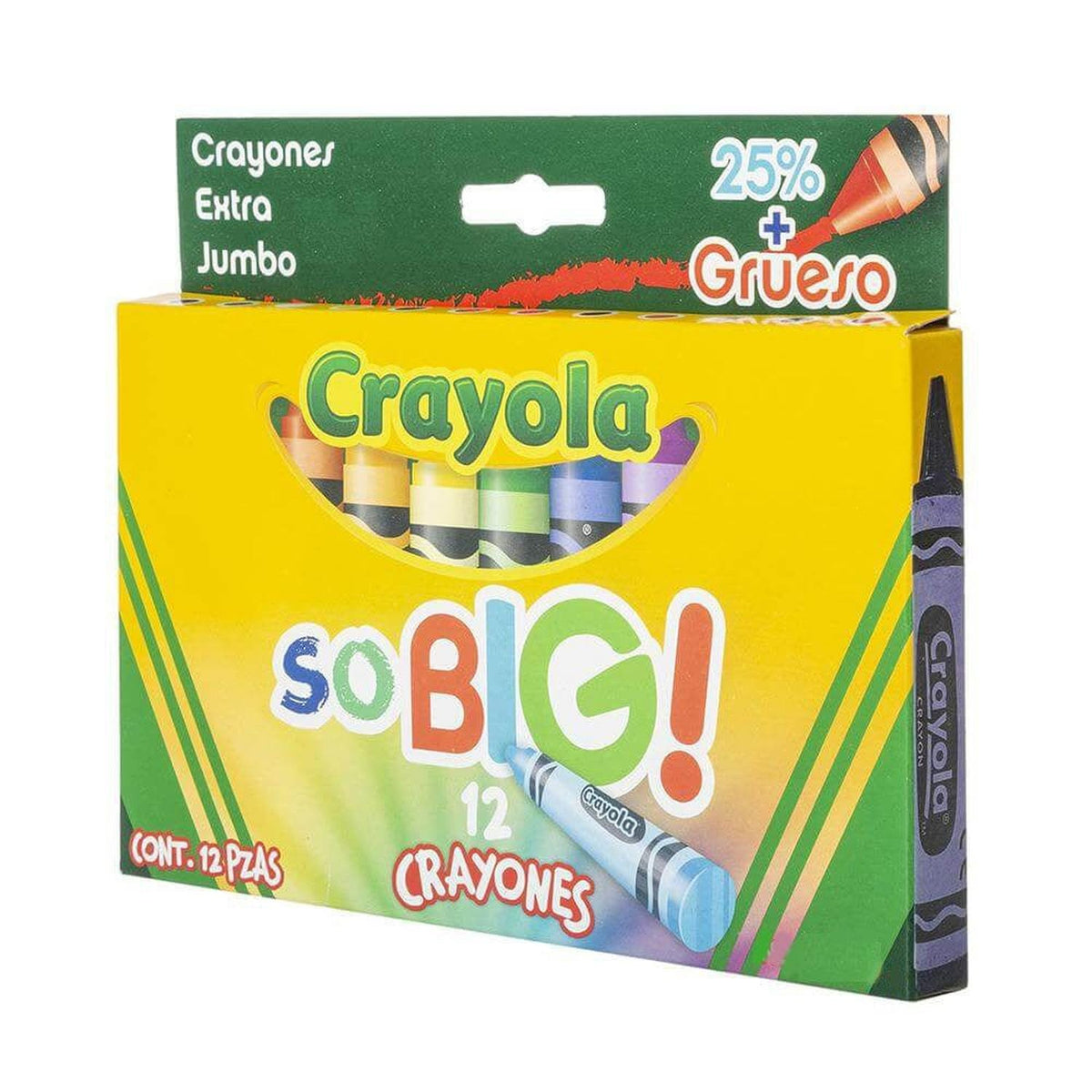 CRAYONES CRAYOLA EXTRA JUMBO SO BIG C/12PZ - Almacenes farah