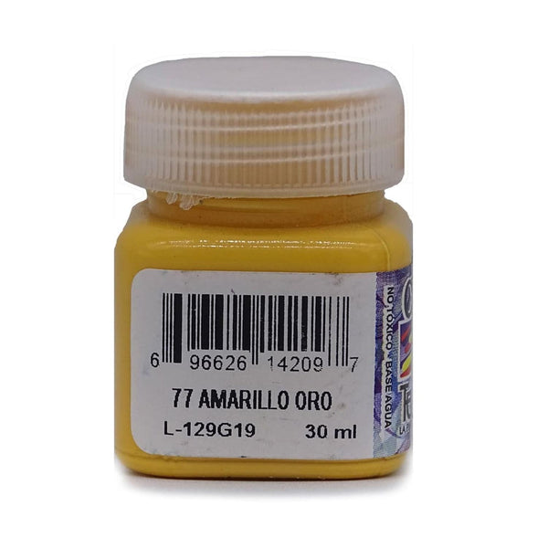 PINTURA TERSACOLOR CREATEX 30ML AMARILLO ORO - Almacenes farah