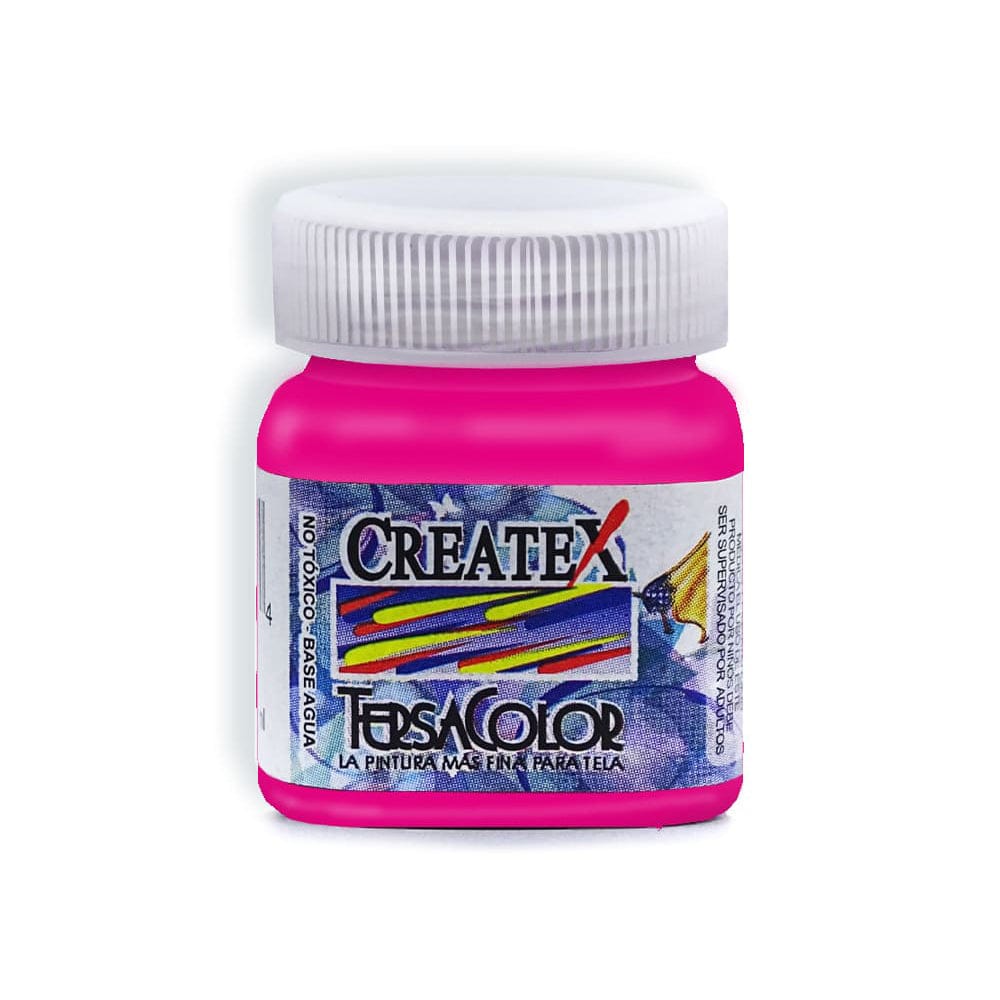 PINTURA TERSACOLOR CREATEX 30ML APERLADA ROSA MEXICANO