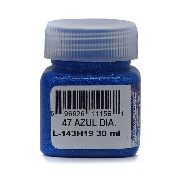 PINTURA TERSACOLOR CREATEX 30ML DIAMANTINA AZUL - Almacenes farah
