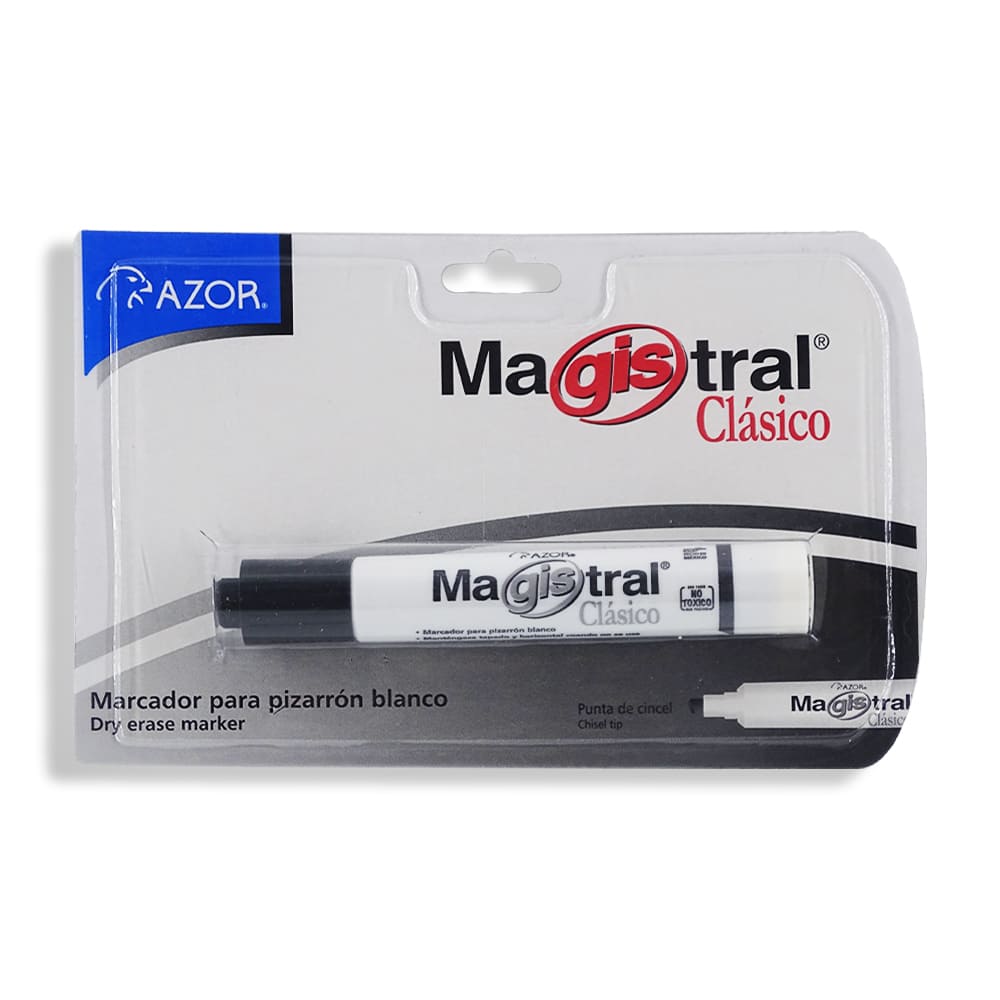 MARCADOR MAGISTRAL CLASICO C/1PZ NEGRO