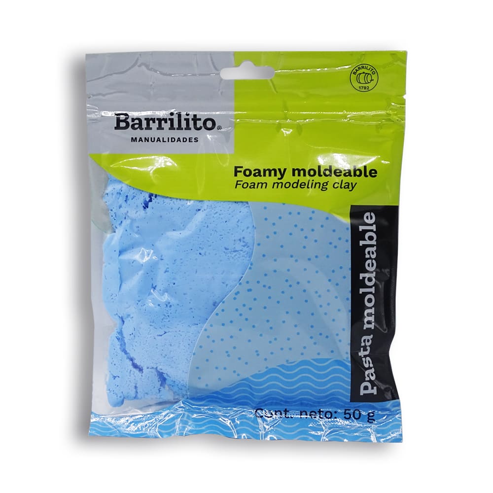 FOAMY MOLDEABLE C/50G AZUL CIELO