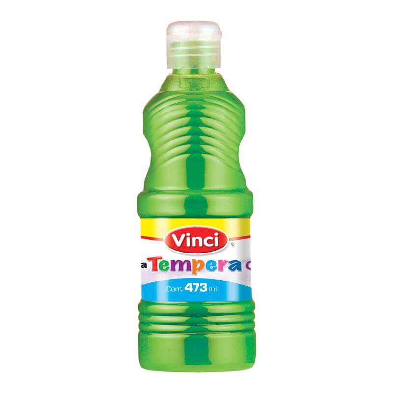 PINTURA TEMPERA VINCI 473ML FLUORESCENTE VERDE